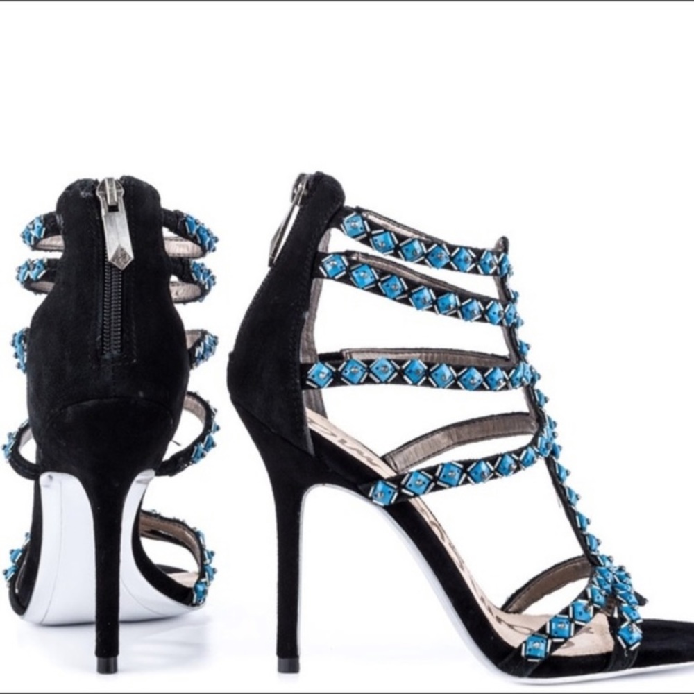 Sam Edelman Alina Gladiator Stiletto - 8.5 - Gem